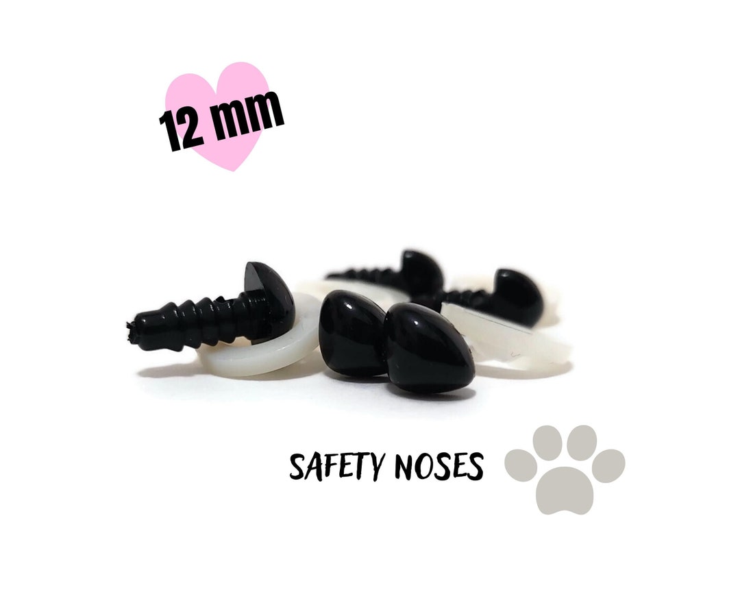 SAFETY NOSE 12 X 10 Mm - Amigurumi Nose - Sicherheitsnasen - Animal ...