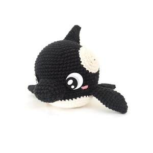 AMIGURUMI CROCHET PATTERN • Panda the Orca • Amigurumi Fish • Killer ...