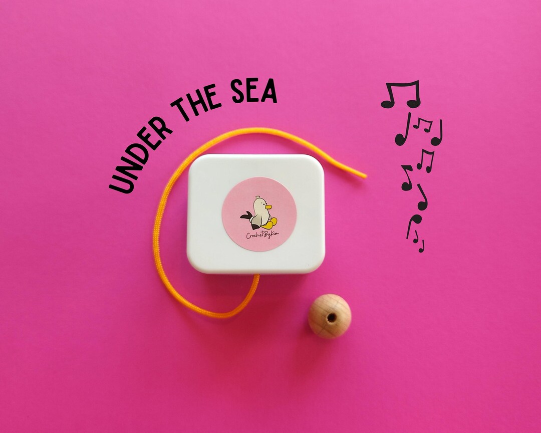 Waterproof "under the Sea" Music Box: Amigurumi Baby Crib Mobile - Etsy
