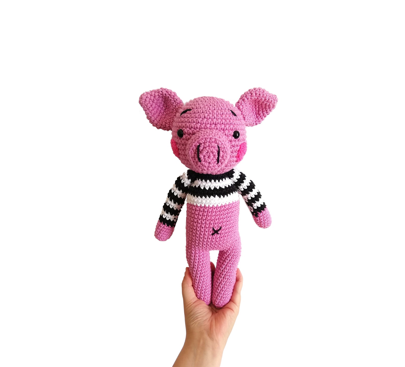 Crochet Pattern - 3 in 1 - Amigurumi Pig - Stuffed Pig - Handmade ...