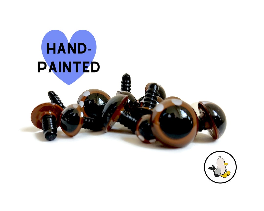 Hand Painted Eyes 12 Mm 15 Mm 18 Mm 20 Mm • Safety Eyes • Amigurumi ...