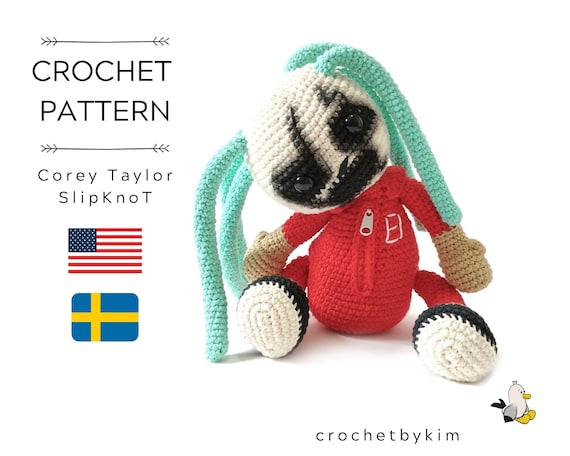 AMIGURUMI DOLL PATTERN Slipknot Corey Taylor Maggot - Etsy
