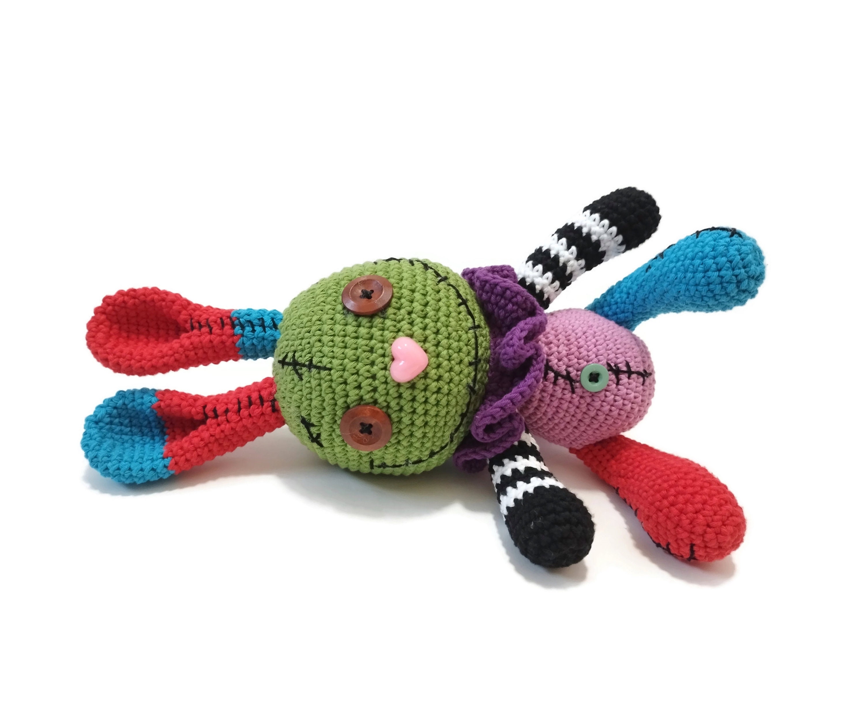 Amigurumi Crochet Pattern: Buffy Evil Bunny - Halloween Spooky Toy (PDF ...