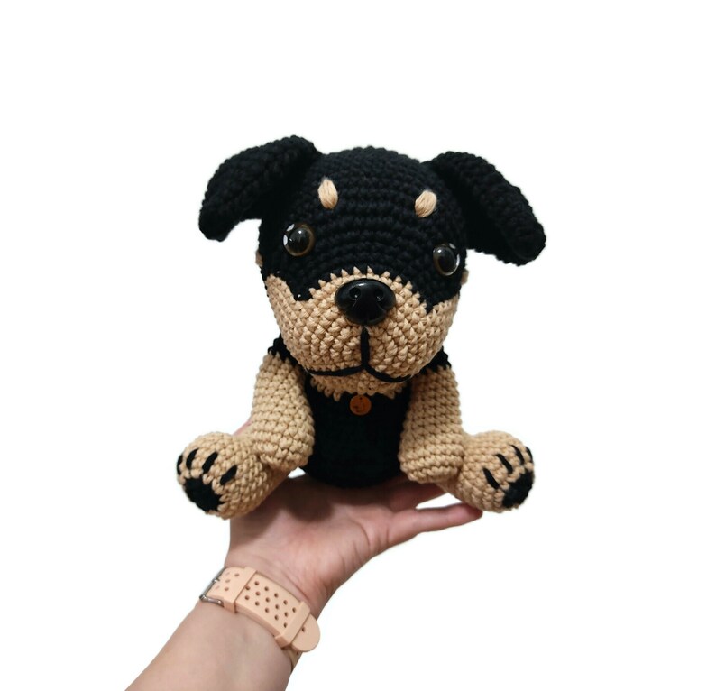 AMIGURUMI CROCHET PATTERN Rottweiler Amigurumi Dog Zuma - Etsy