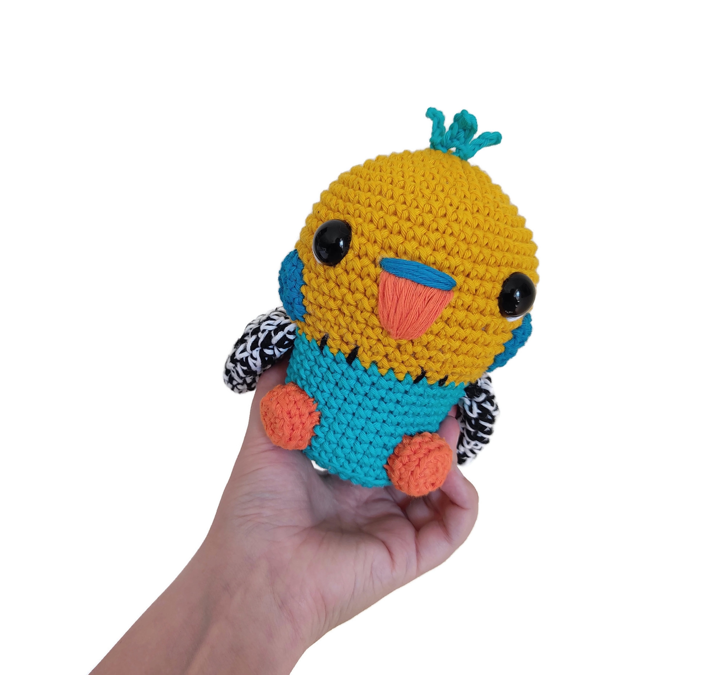 AMIGURUMI CROCHET PATTERN • Baby Budgie • Tropical Bird • Amigurumi ...