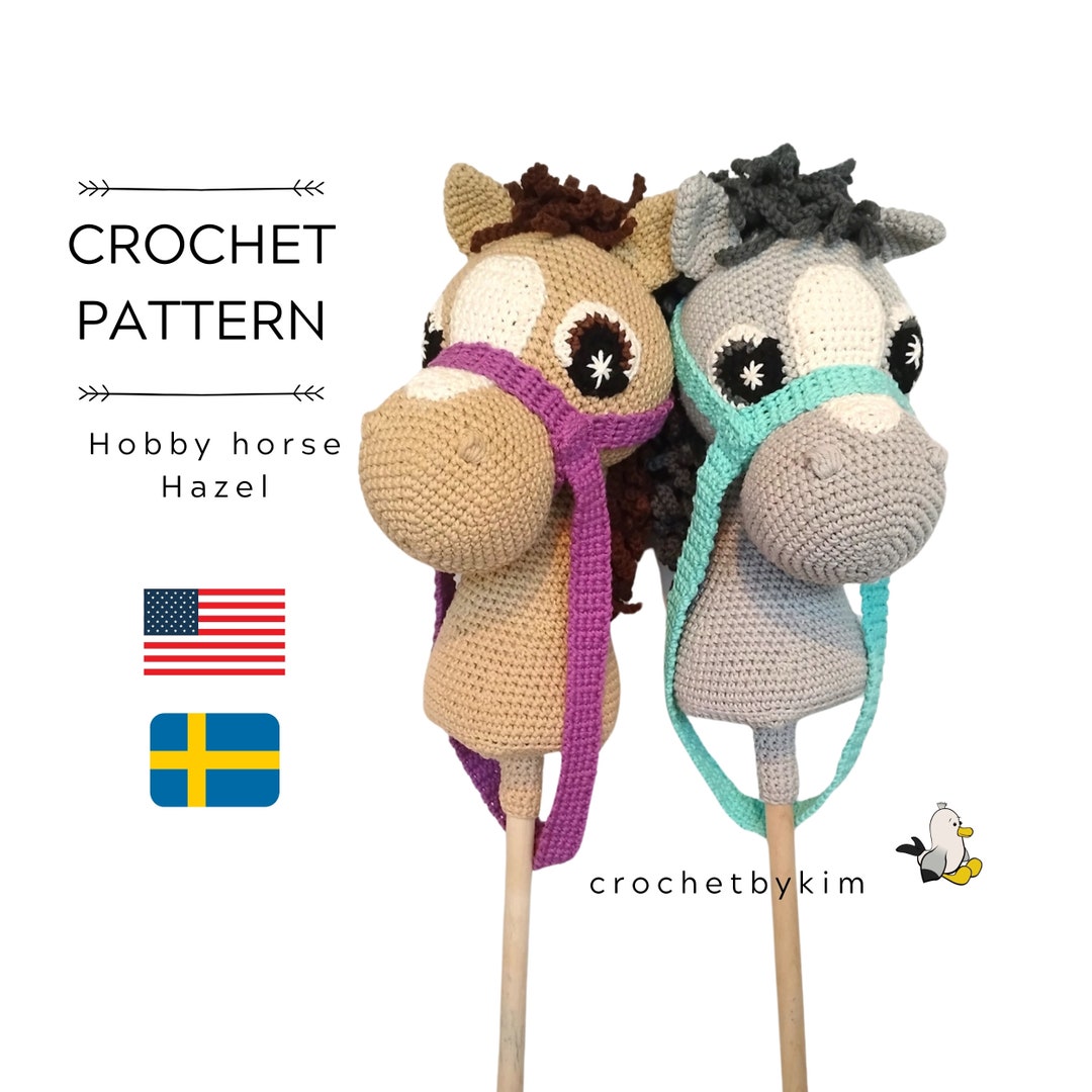 Amigurumi Crochet Pattern: Hobby Horse Hazel (PDF) - Etsy