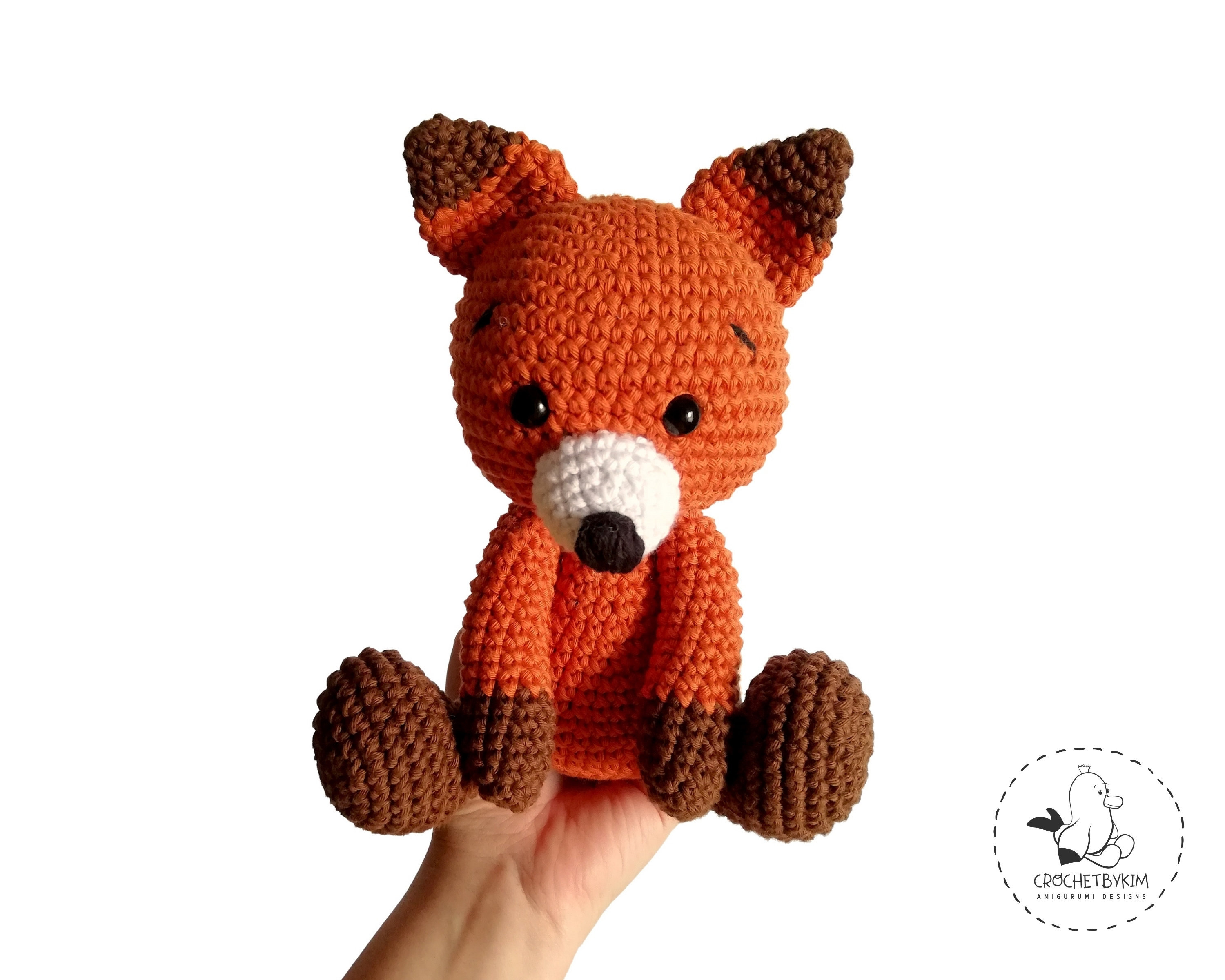Stuffed Animals & Plushies forest animals toy Orange Fox Plushie Toy ...