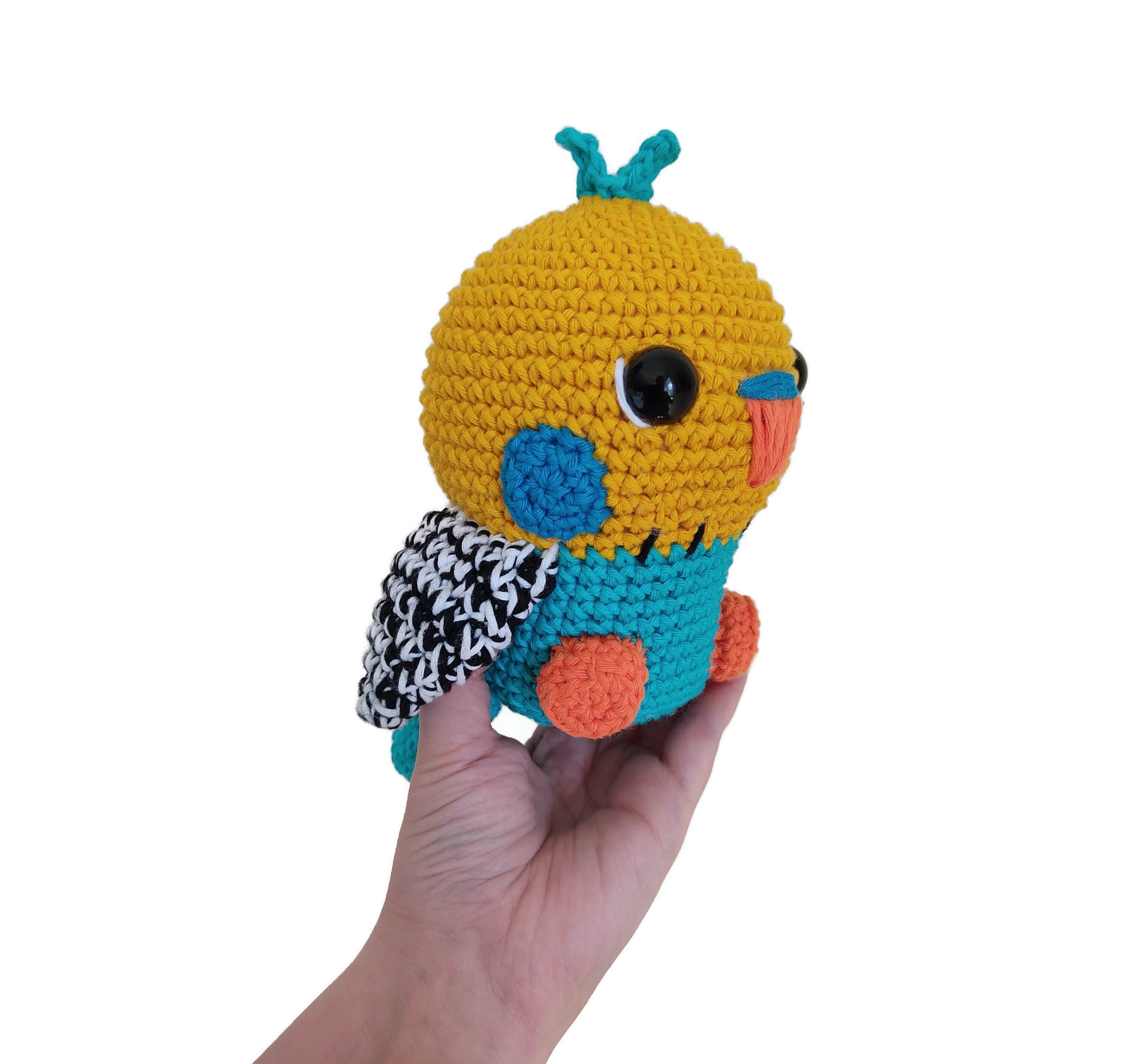 AMIGURUMI CROCHET PATTERN • Baby Budgie • Tropical Bird • Amigurumi ...