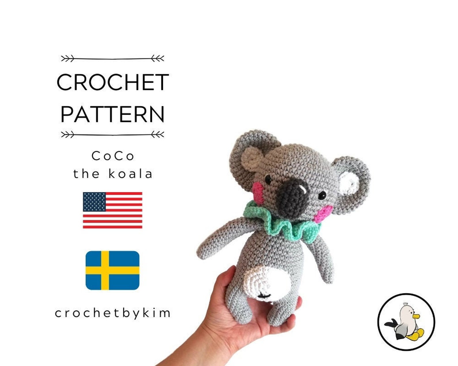 CROCHET PATTERN Coco the Koala Amigurumi Koala Aussie - Etsy
