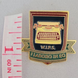 Writers Enamel Pin/wips/works in Perpetuity Society/pins/gifts for ...