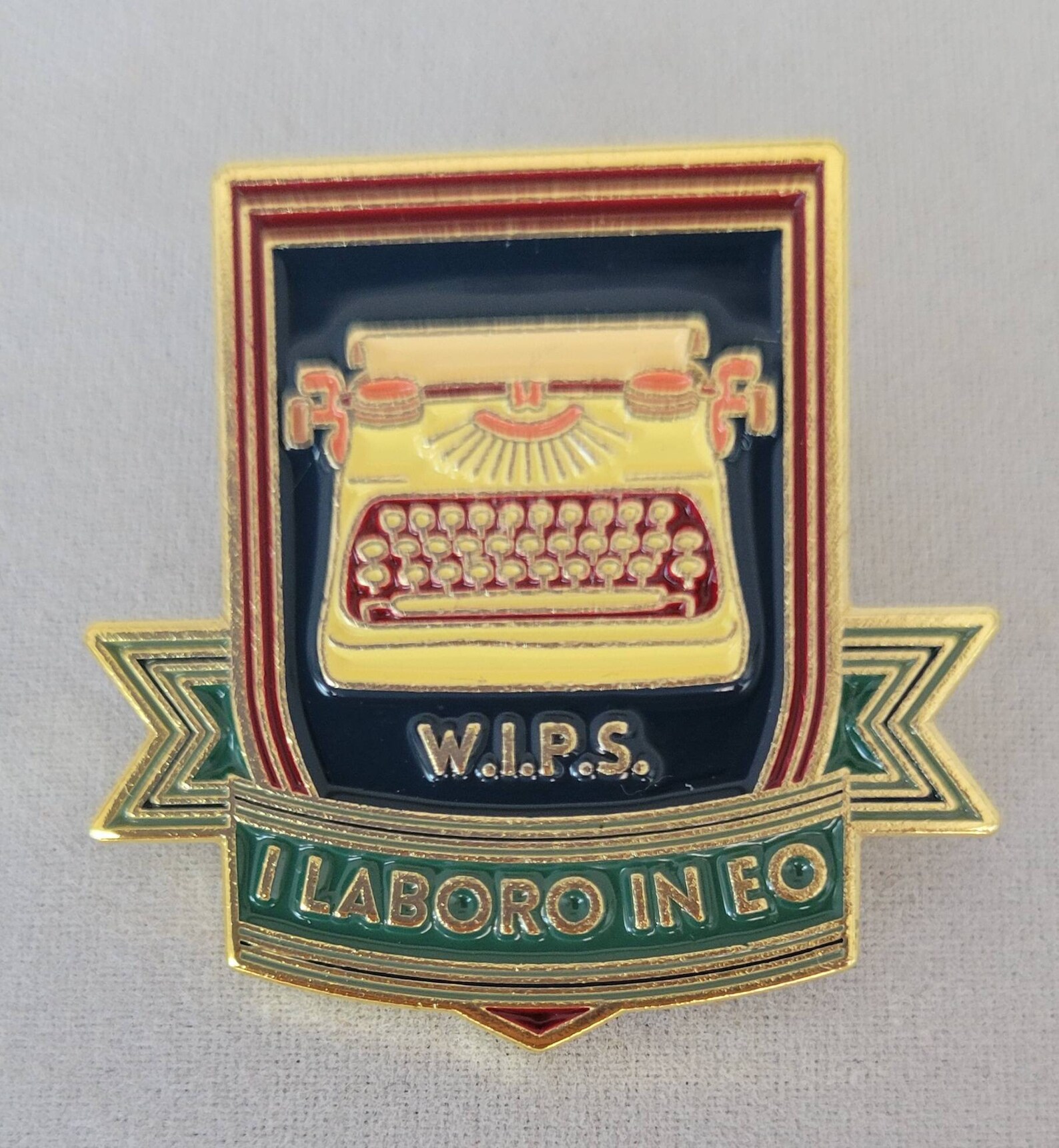 Writers Enamel Pin/wips/works in Perpetuity Society/pins/gifts for ...