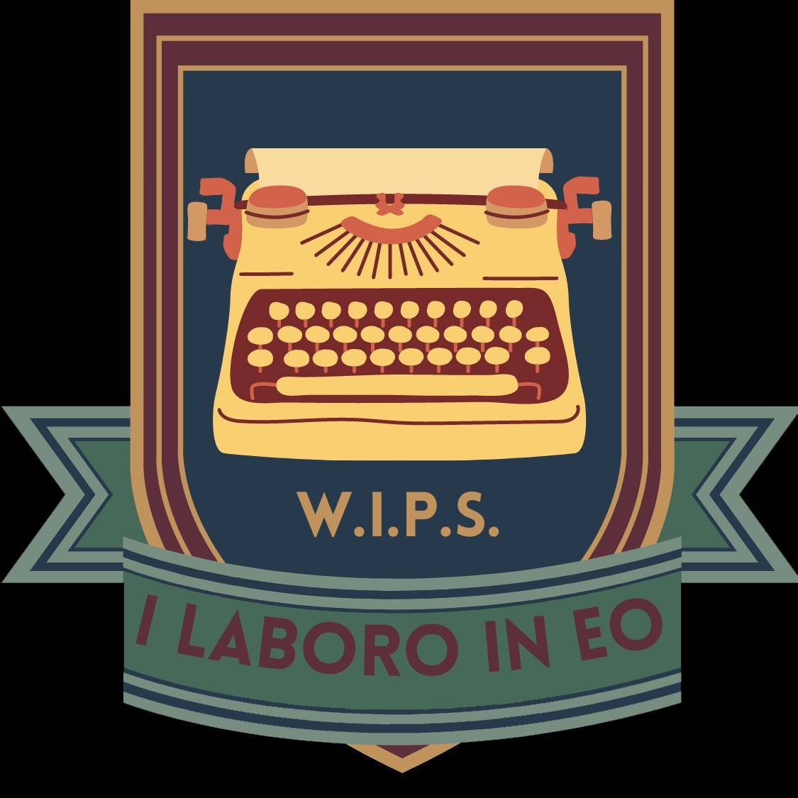 Writers Enamel Pin/wips/works in Perpetuity Society/pins/gifts for ...