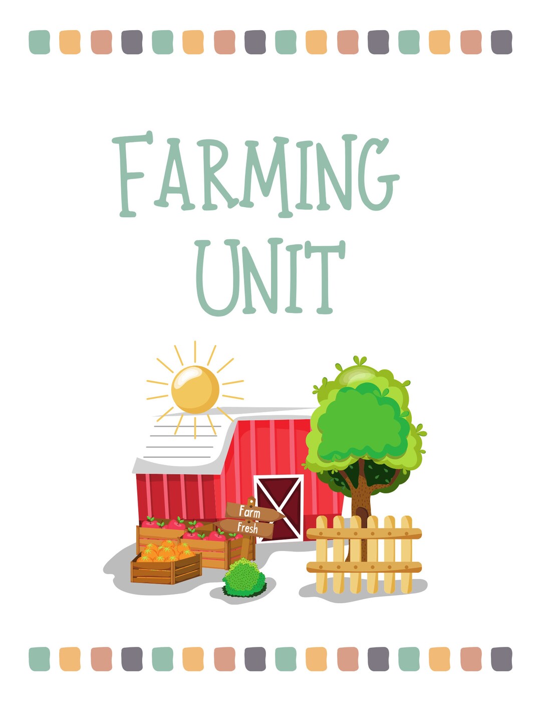 Preschool Farm Unit - Etsy