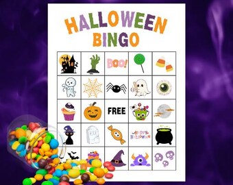 Halloween Bingo, Halloween Printable Bingo Game. Ultimate Halloween ...