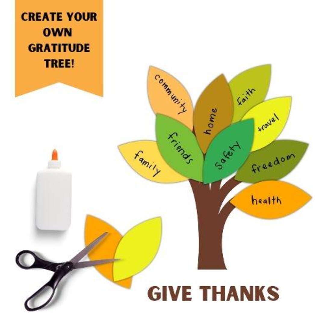 Gratitude Tree Printable - Etsy