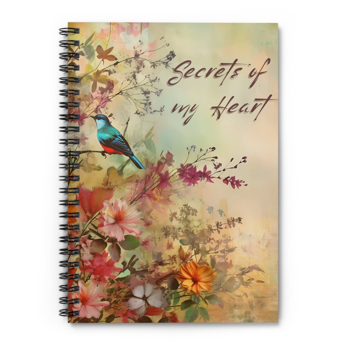 JOURNAL SECRETS NOTEBOOK Spiral Ruled Line - Etsy