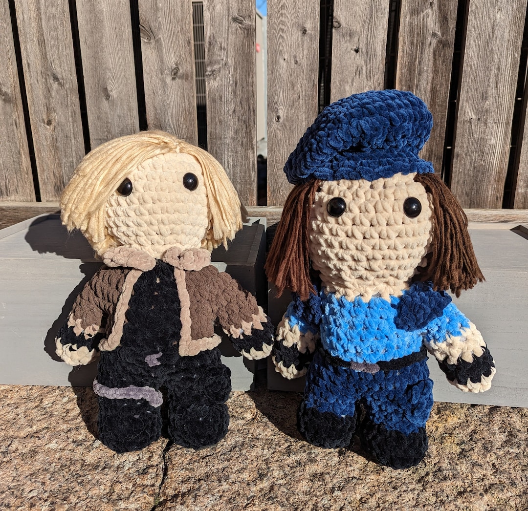 Creepy & Cozy Crochet RE Protagonists Video Game Characters Handmade ...