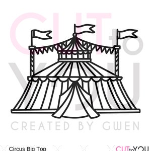 Circus Big Top Digital Cut File Perfect for All Paper Crafting ...