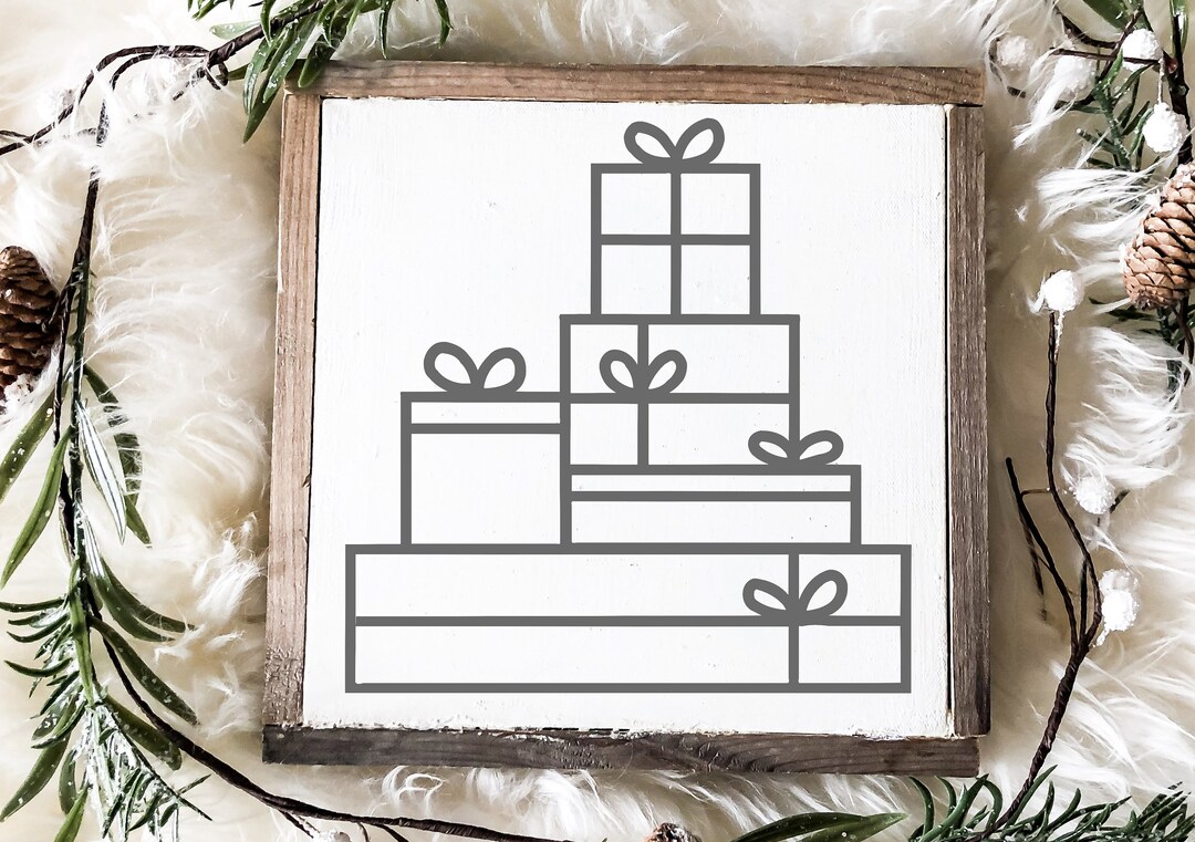 Present Stack Birthday Digital Cut File Perfect for All Paper - Etsy