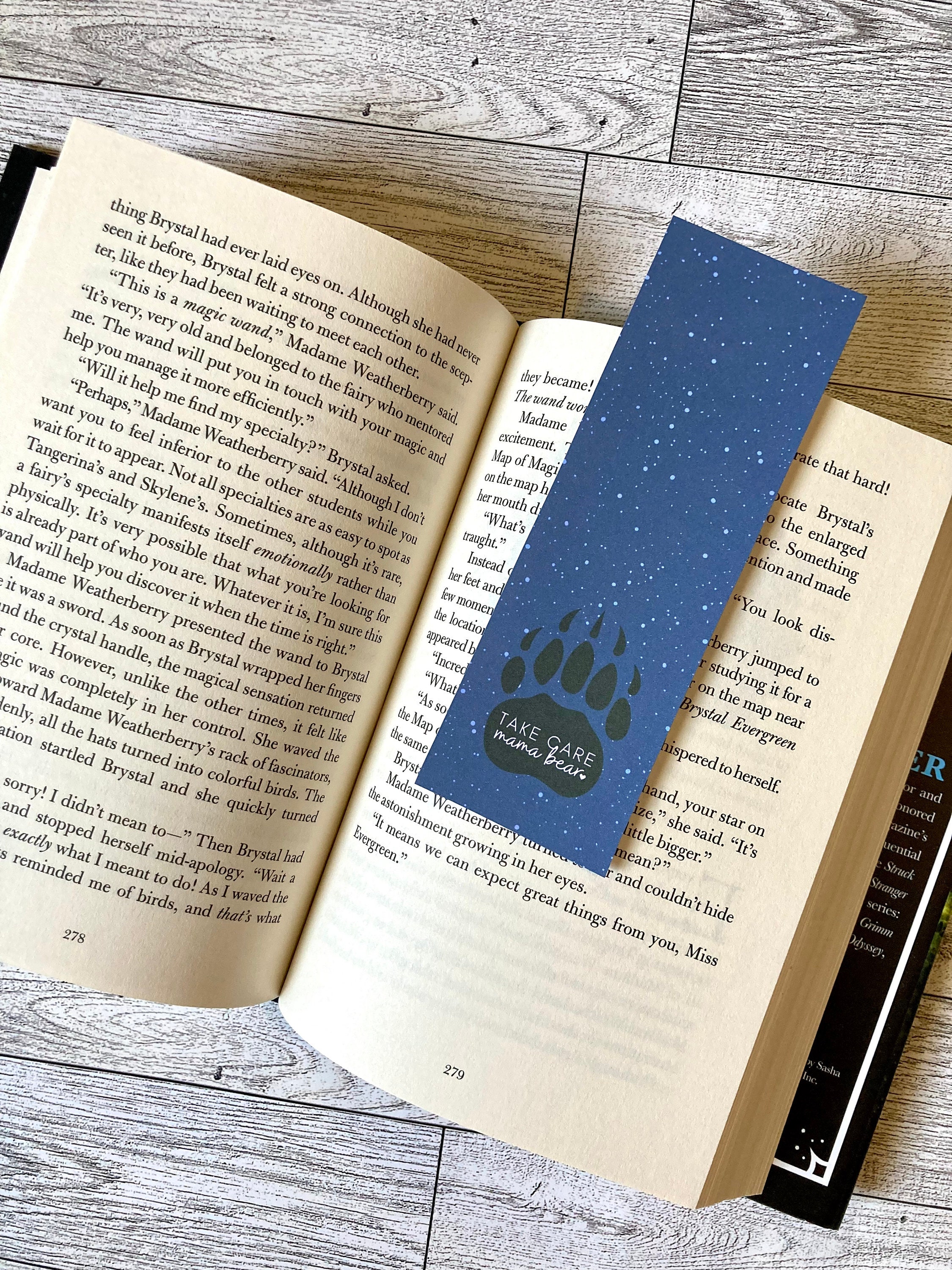 Paw Print Night Sky Bookmark - Etsy