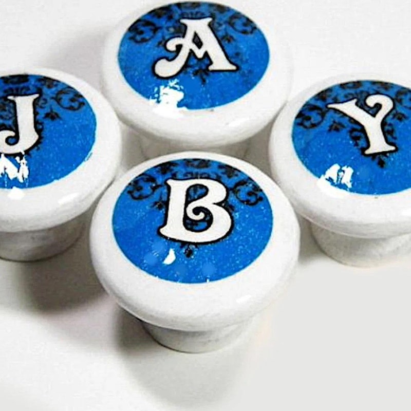 Letter Knobs - Etsy