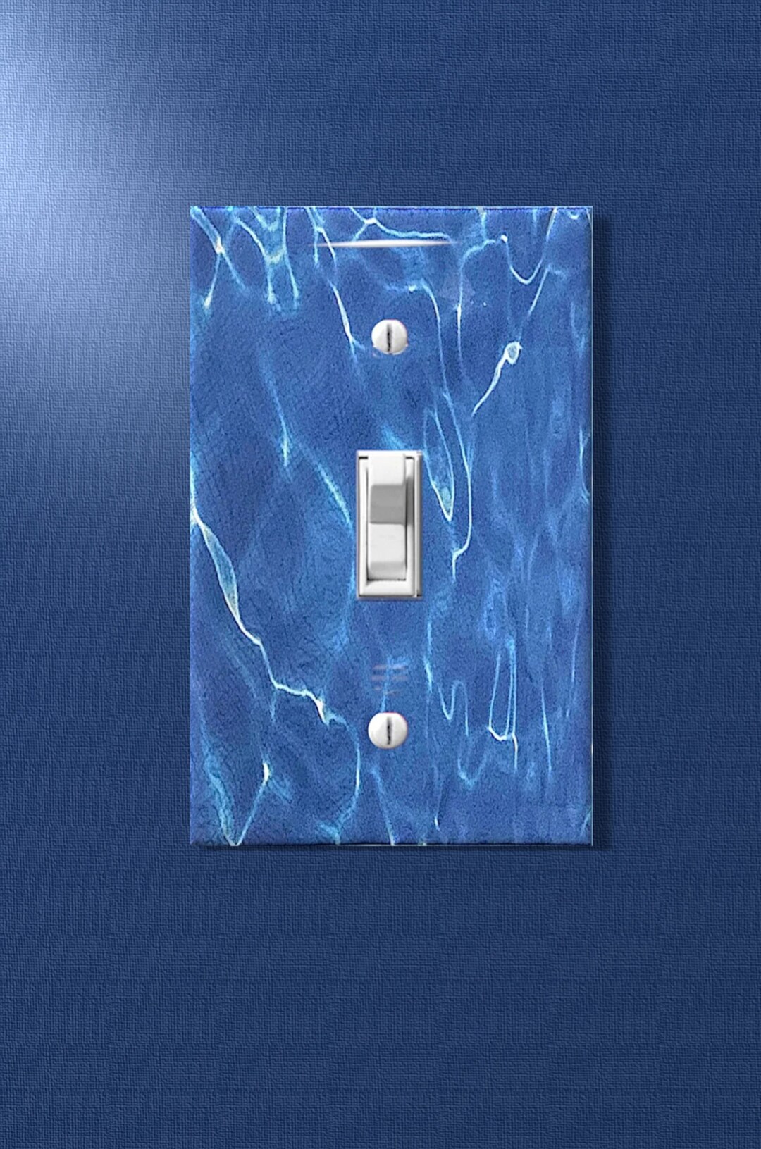Blue Ocean Waves Electrical Switch Cover Beach House Decor, Nautical ...