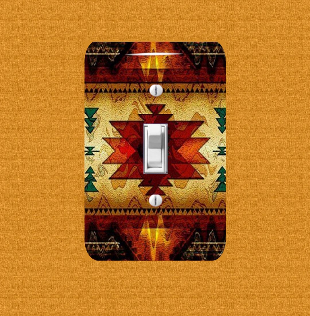 Southwest Aztec Switch Plate Cover - Etsy