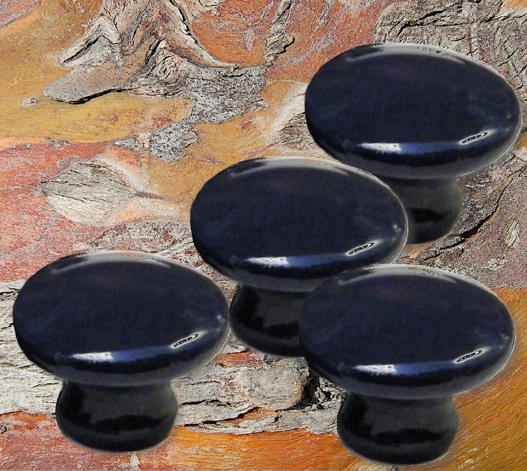 Navy Blue Hand Painted Knobs for Cabinet/pantry Doors & Drawers, Nautical or Beach Decor ...