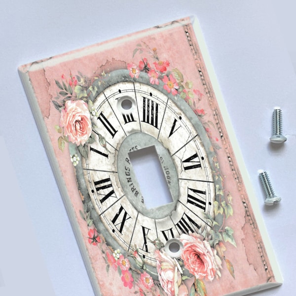 Shabby Chic Clock - Etsy