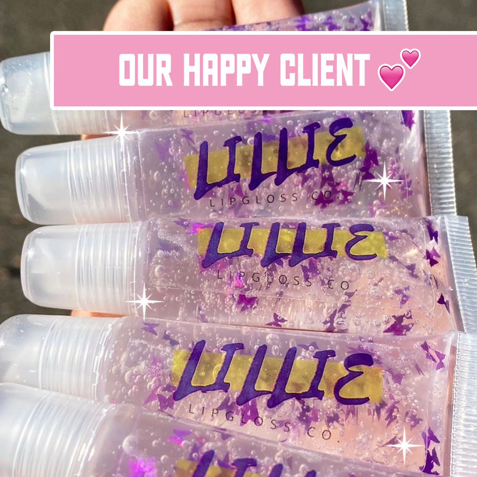 Crystal Clear Stickers for Lipgloss Tube and Containers : - Etsy