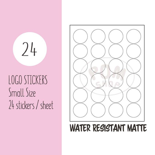 Custom Circle Stickers - Etsy