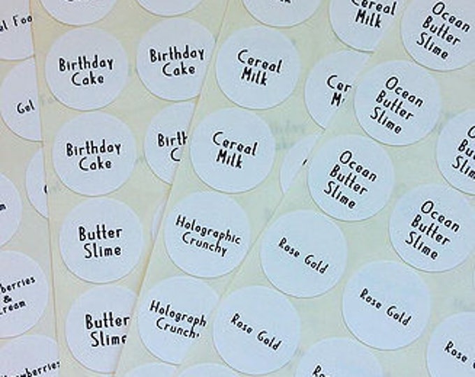Product Scent/color/flavor/style Name Stickers 163 Stickers - Etsy