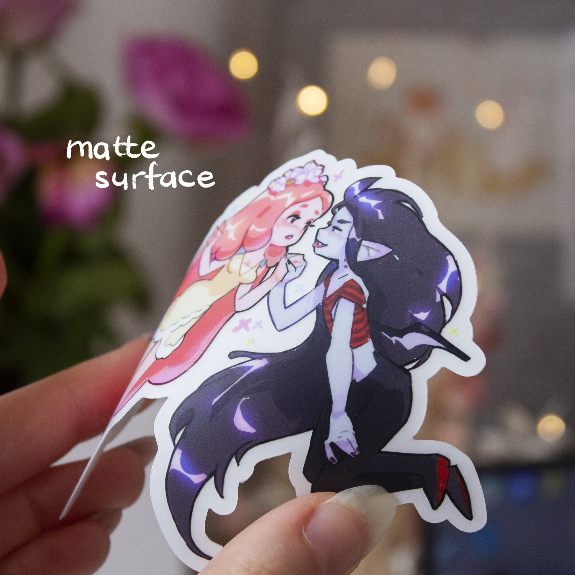 Adventure Time Marceline X Princess Bubblegum Sticker Cute | Etsy