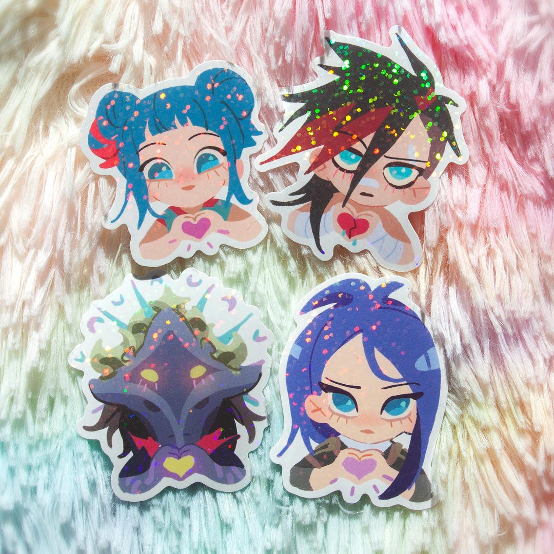 Arcane Shiny Stickers | Glossy and Sparkly | Waterproof - Etsy