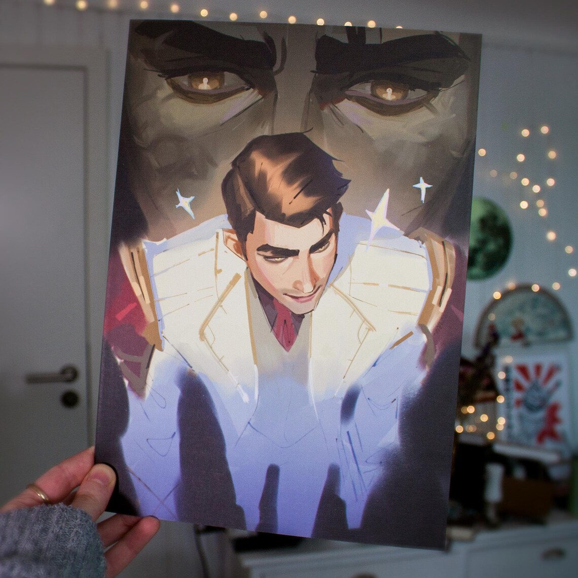 Jayce Talis Print | the Golden Boy | Luxury Canvas Paper | A4 Poster ...