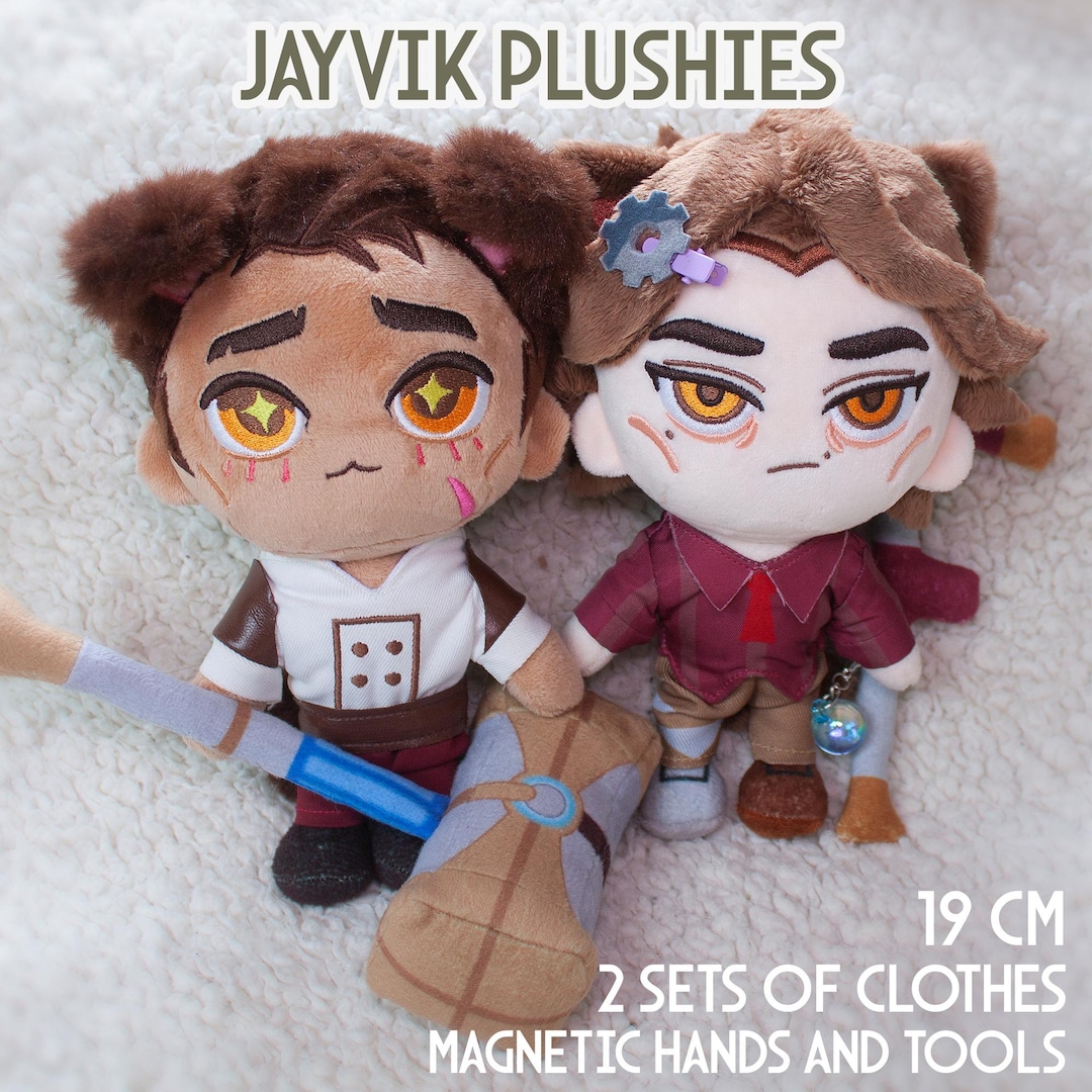 JAYVIK PLUSHIES | Jayce Talis and Viktor | Changeable Clothes | Magnets ...