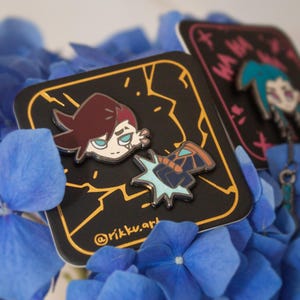 Jinx and Vi Mini Pins | Arcane | Enamel Pin - Etsy