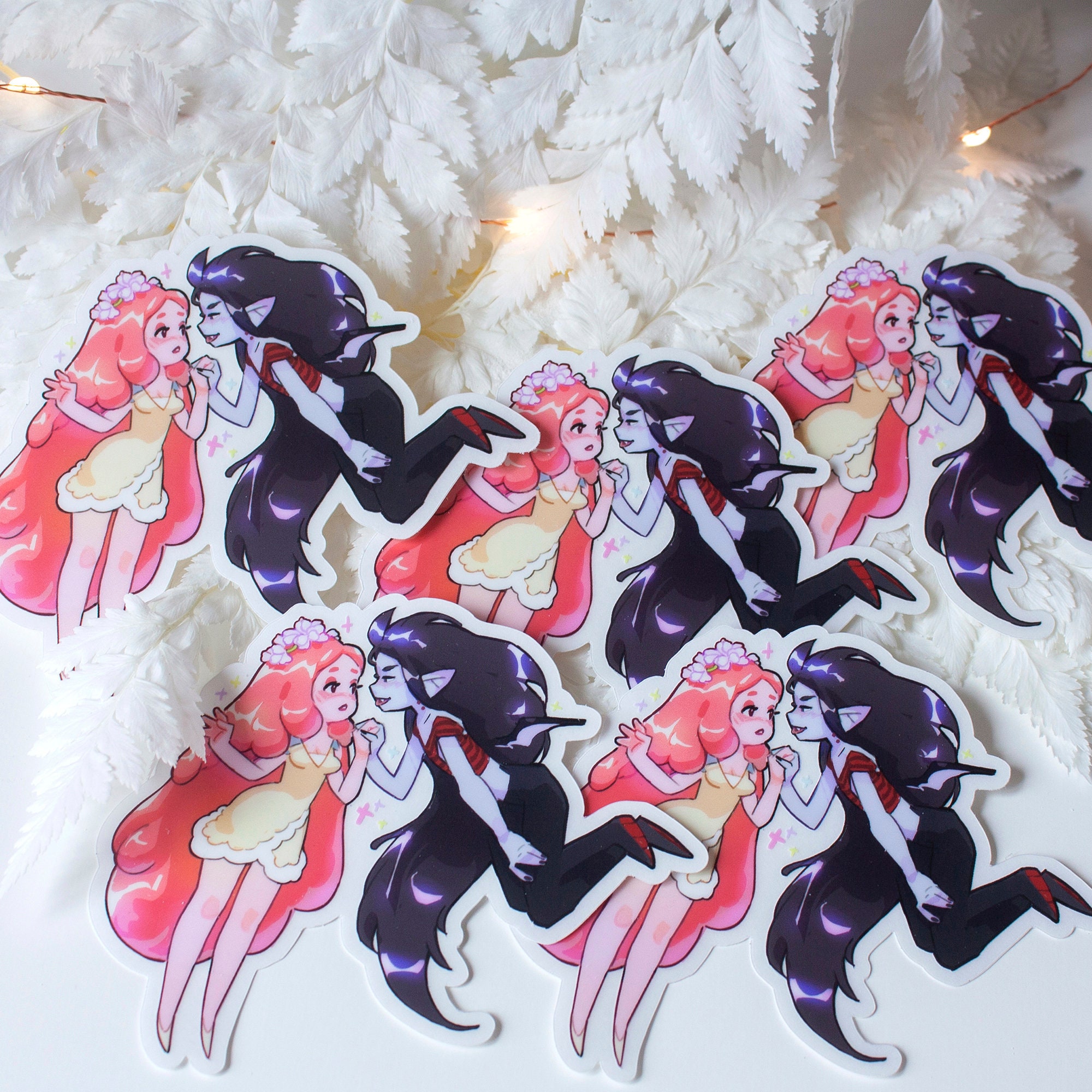 Adventure Time Marceline X Princess Bubblegum Sticker Cute | Etsy