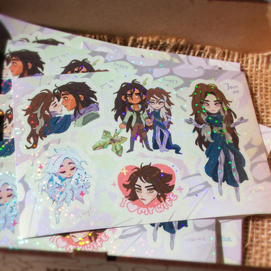 Jayvik Yuri Stickers | Femme Viktor and Jayce | Arcane | Sparkling ...