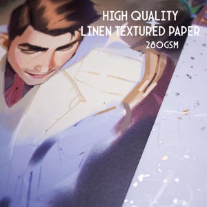 Jayce Talis Print | the Golden Boy | Luxury Canvas Paper | A4 Poster ...