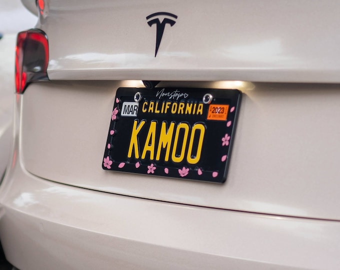 Cherry Blossom License Plate Frame / Sakura License Plate Frame ...