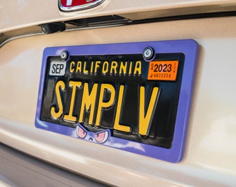 Kirby Eyes License Plate Frame / Cute License Plate Frame / Kawaii Car ...