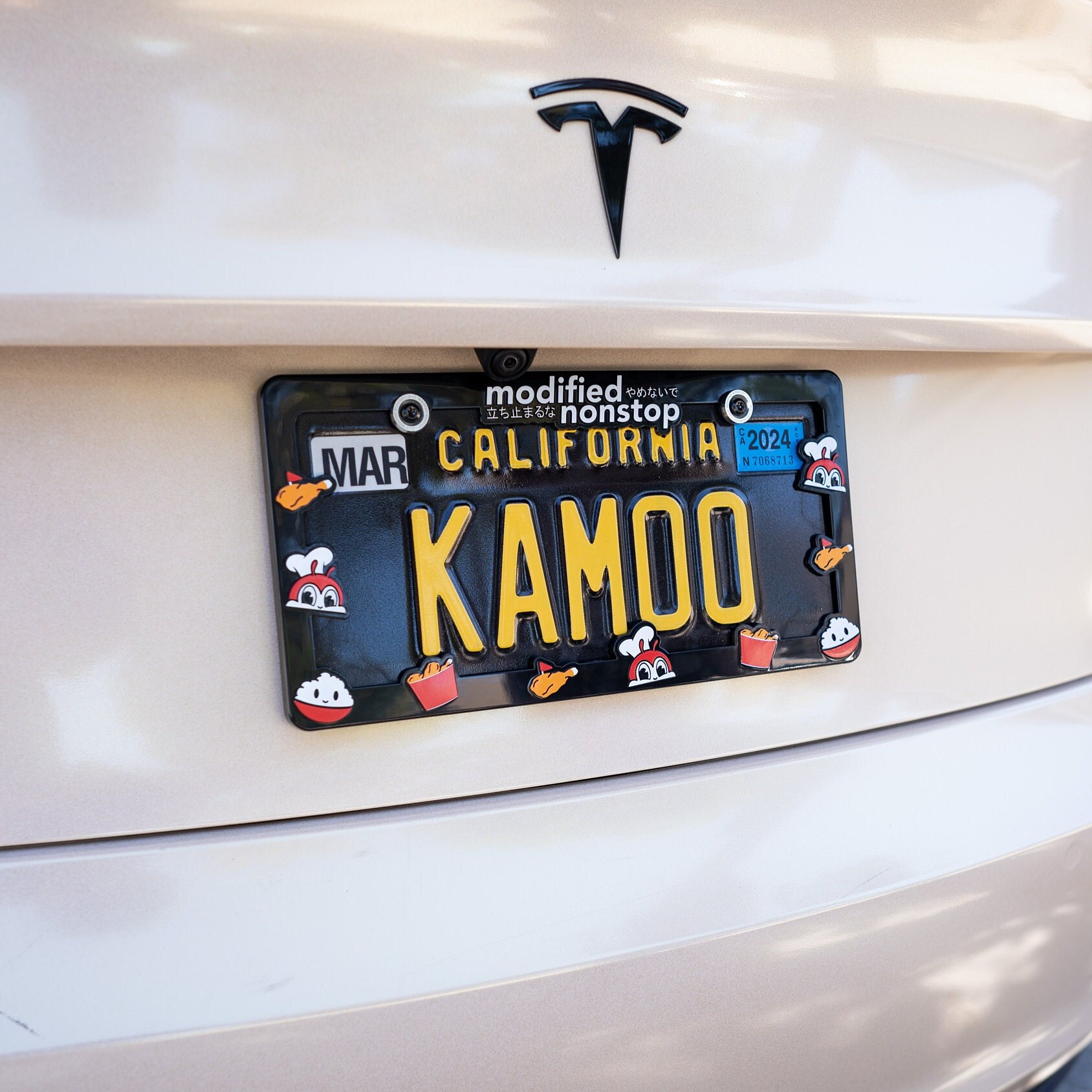 Jollibee License Plate Frame / Filipino Car Accessories / Cute Car ...