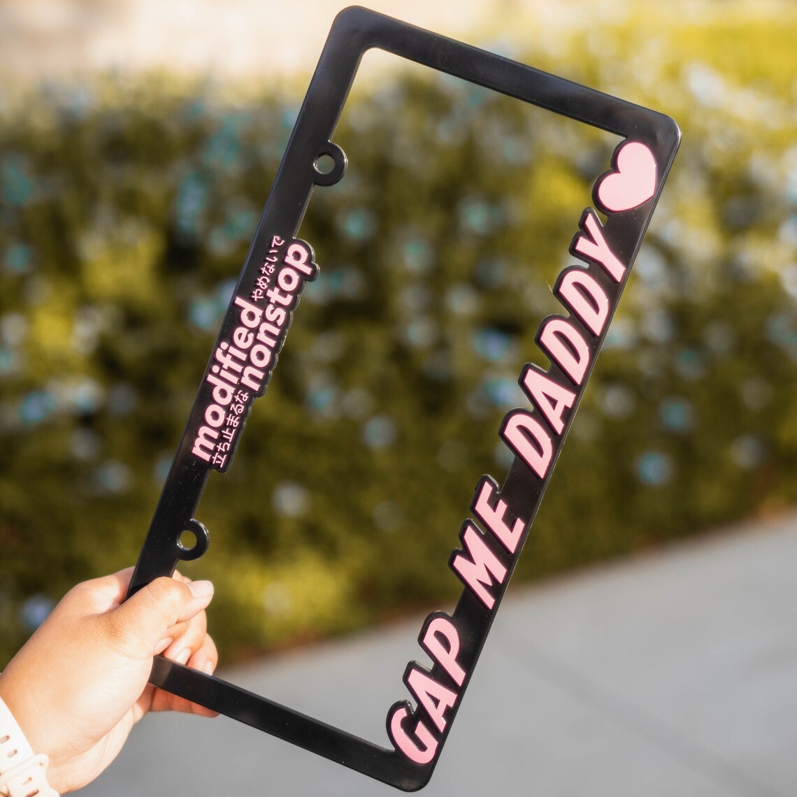 Gap Me Daddy License Plate Frame / Funny License Plate Frame / - Etsy