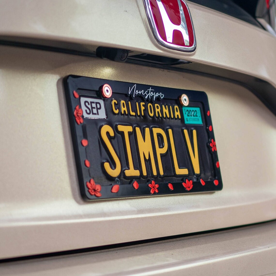 Cherry Blossom License Plate Frame / Sakura License Plate - Etsy