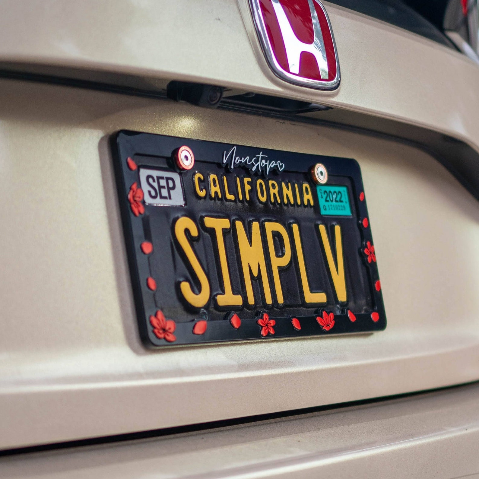 Cherry Blossom License Plate Frame / Sakura License Plate - Etsy