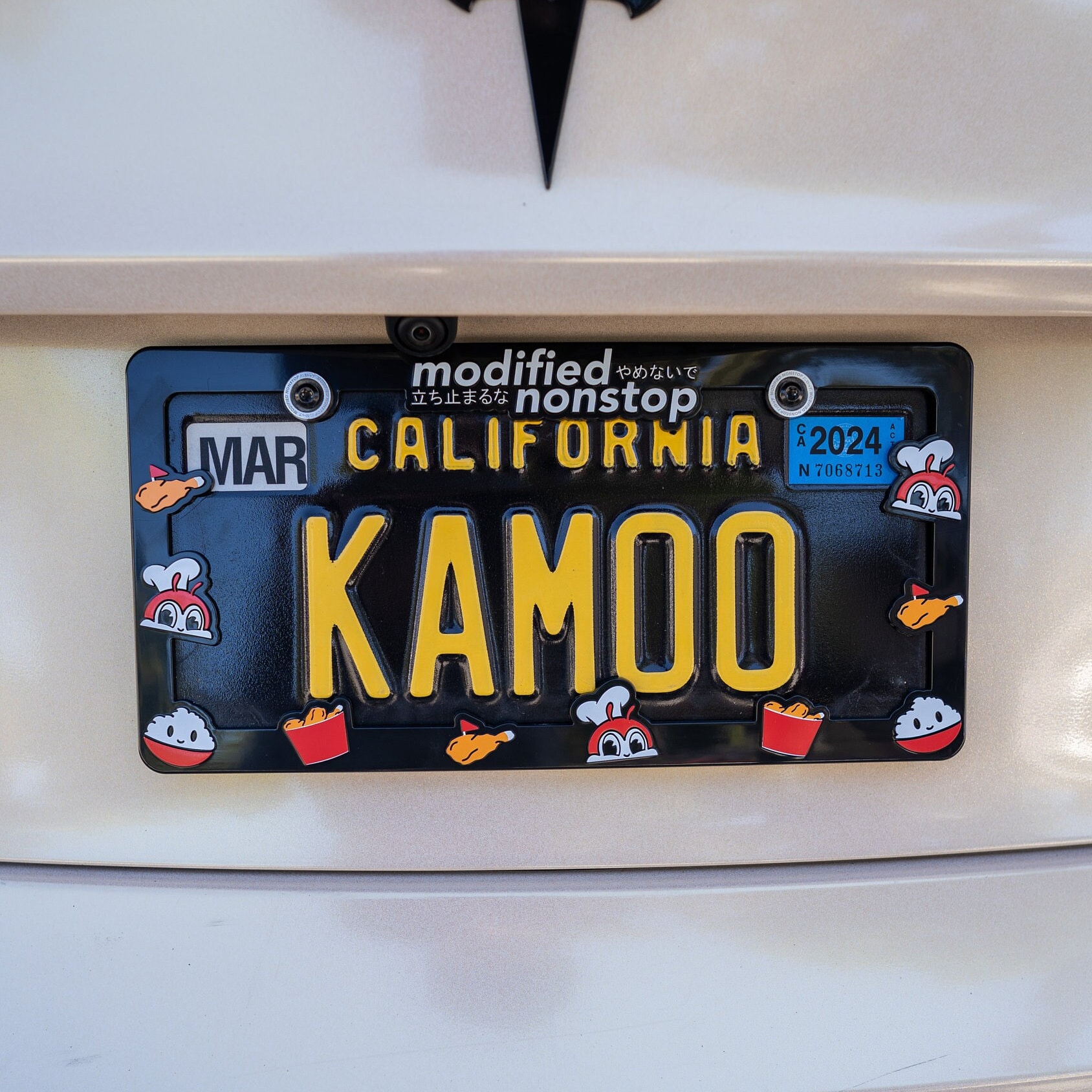 Jollibee License Plate Frame / Filipino Car Accessories / Cute Car ...