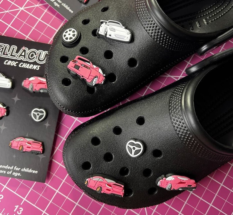 Pink JDM Car Shoe Charm: Supra, Civic, S2000 - Etsy