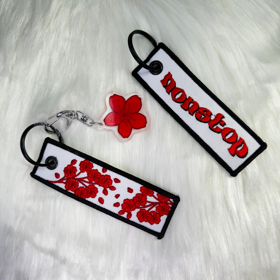 Cherry Blossom Keychain / Sakura Keychain / Acrylic Keychain / Cute ...