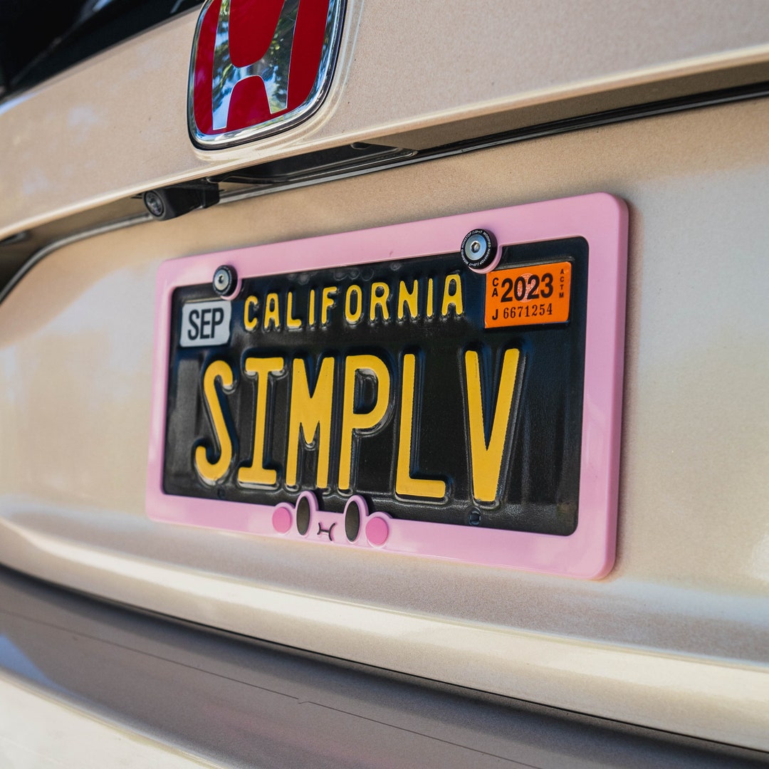 Kirby Eyes License Plate Frame / Cute License Plate Frame / Kawaii Car ...